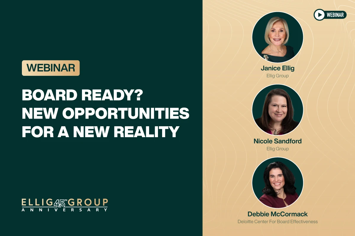 Debbie McCormack - Board Ready? New Opportunities for a New Reality ...