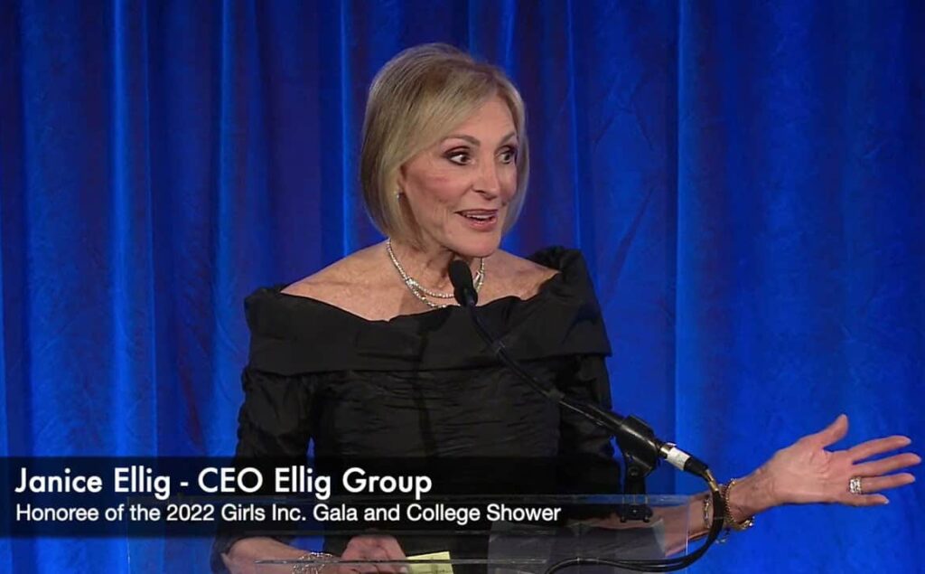 Janice Ellig - Girls Inc of NYC 2022 Honoree - Ellig Group